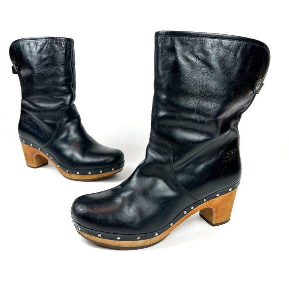 UGG | Shoes | Ugg Studded Leather Clog Boots | Poshmark